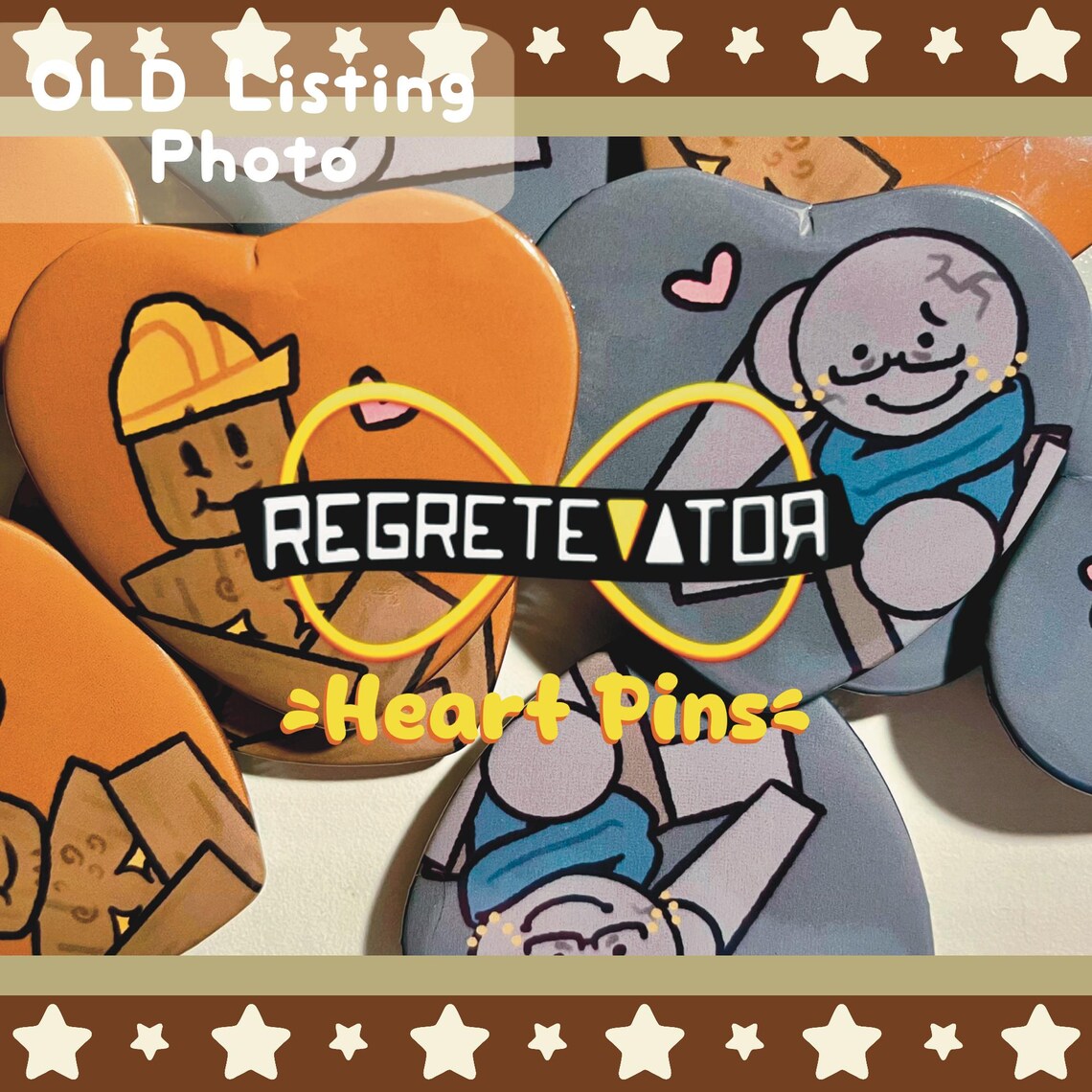 Regretevator Heart/ship Pins! - Etsy