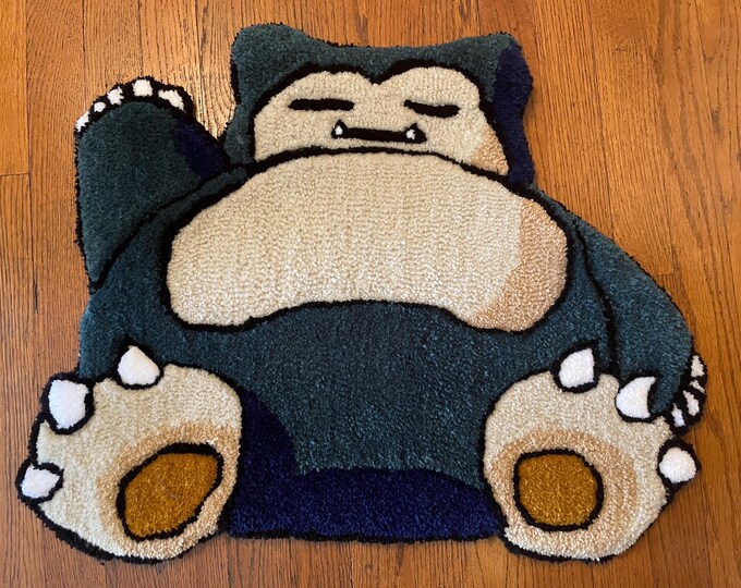 Pokemon Snorlax Tufted Rug - Etsy