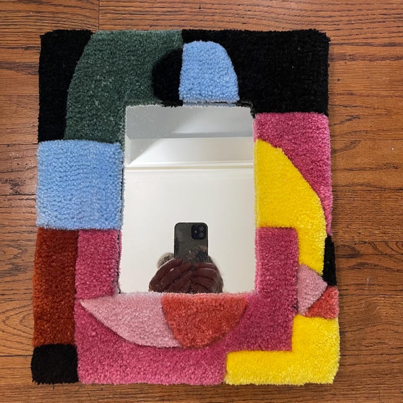 Tufted Mirror - Etsy