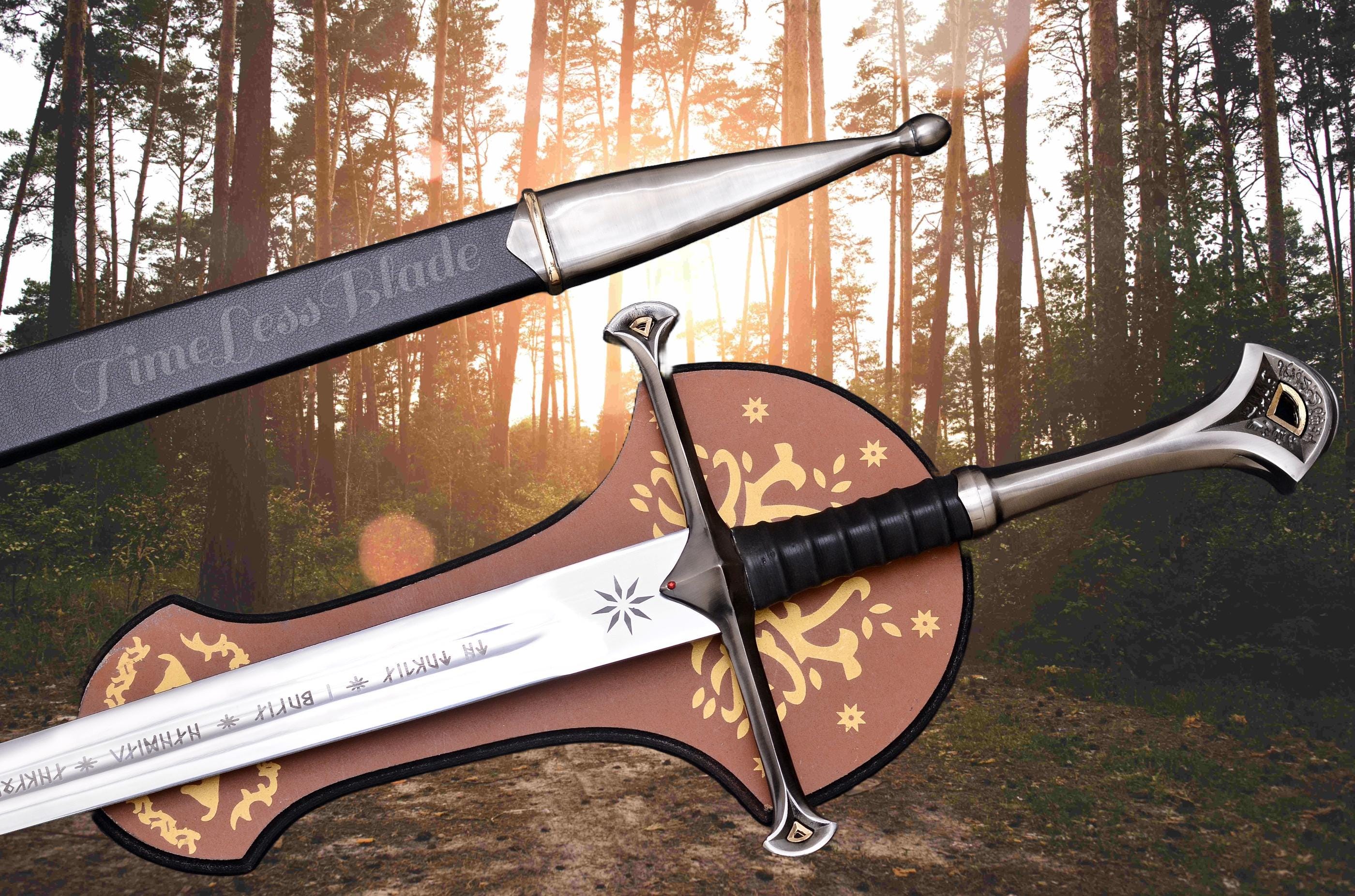 Aragorn's Sword Legendary Anduril - Hand-forged Sword, Costume Sword ...