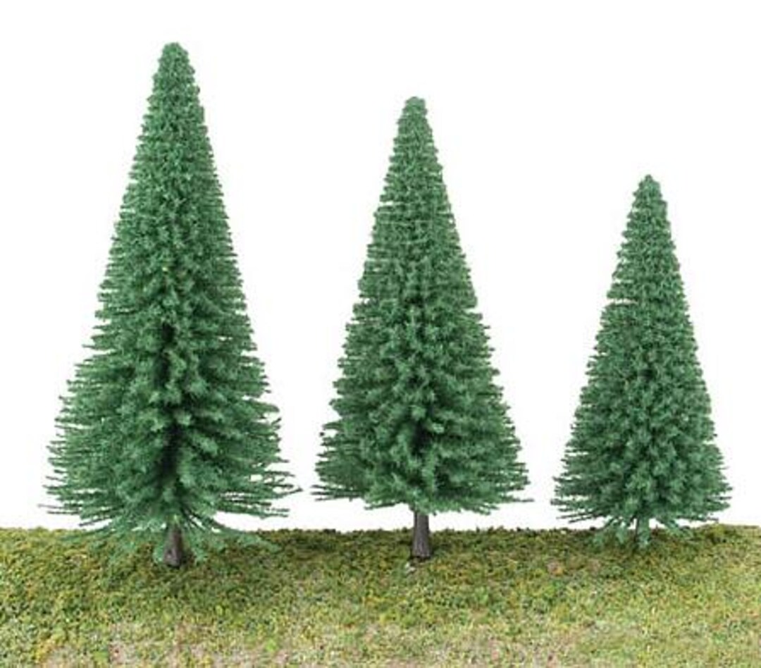 Walthers Scenemaster 949-1181 HO Scale Pine Trees (10) - Etsy