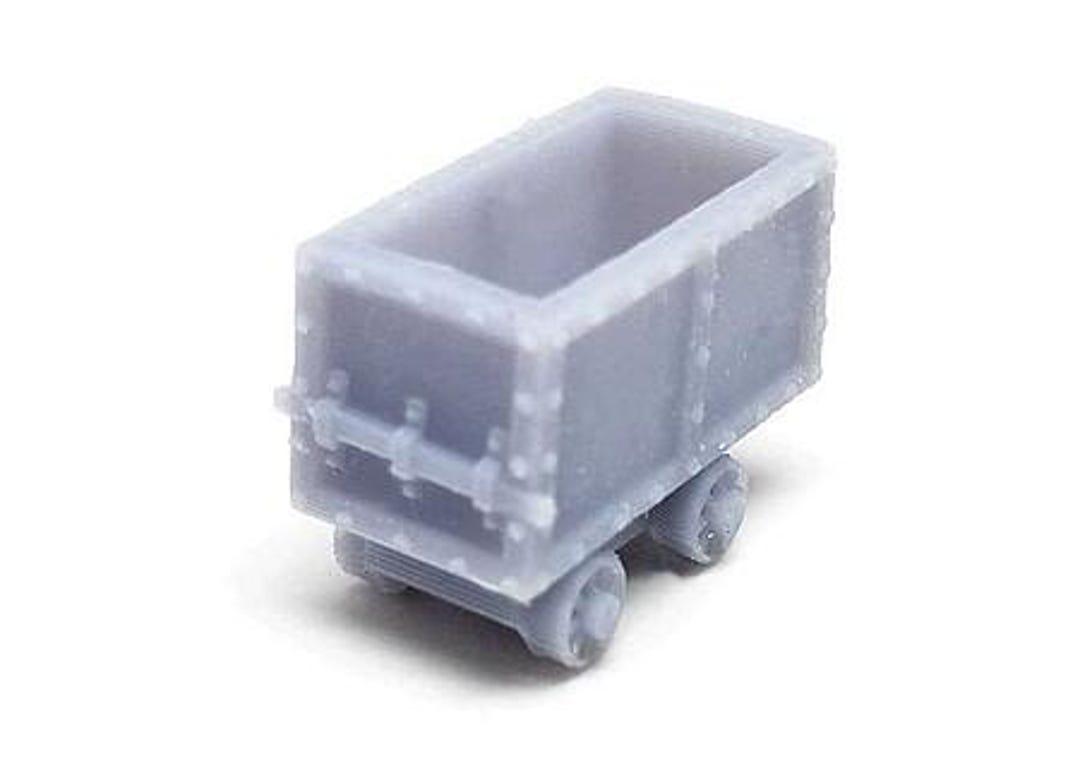 All Scale Miniatures 871970 HO Scale Mining Cart Unpainted 3D Printed ...
