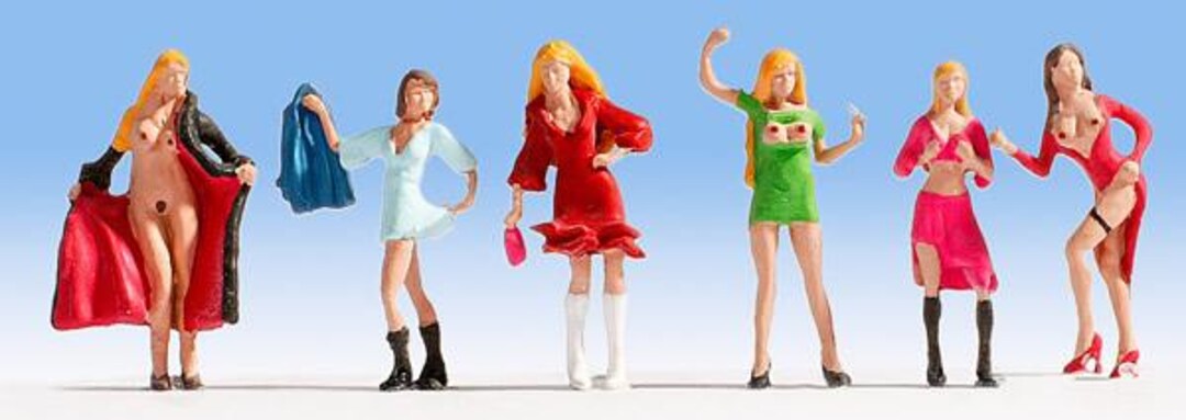 Noch 36959 N Scale Partially-nude Women -- Pkg(6) - Etsy