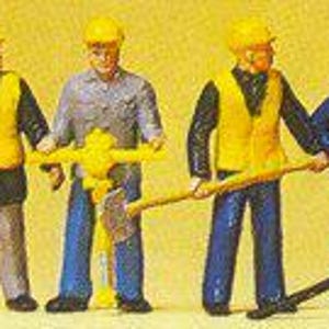 Preiser 10035 HO Scale Sewer/road Construction Crew - Etsy