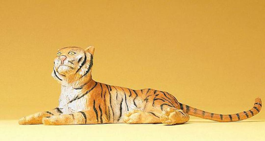 Preiser 47510 1/25 Scale Wild Animal Figures Tiger Lying Down - Etsy