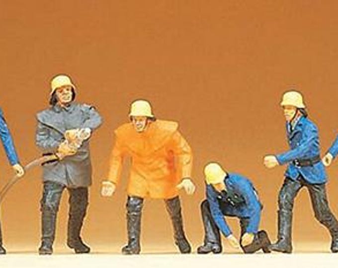 Preiser 14201 HO Scale Firemen -- Set #2 Pkg(6) - Etsy