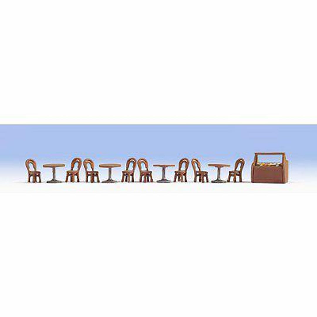 Noch 14824 HO Scale Coffee Shop Tables & Chairs - Etsy