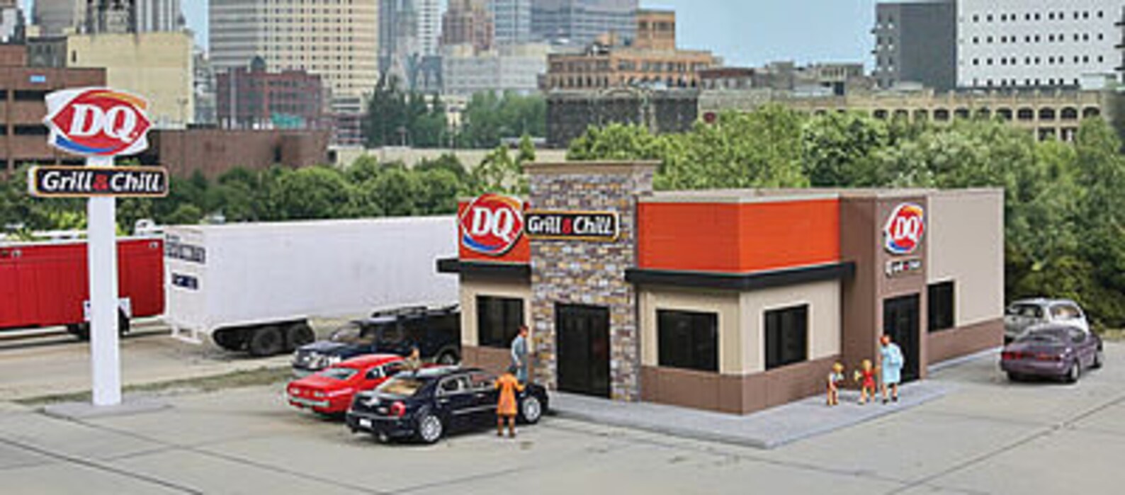 Walthers Cornerstone 933-3485 HO Scale DQ Grill & Chillr Kit - Etsy