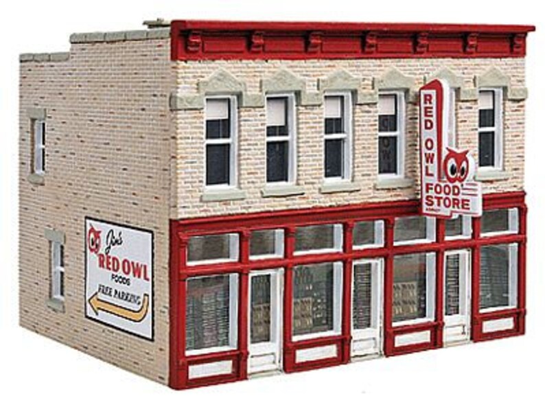Walthers Cornerstone 933-3472 HO Scale Jim's Red Owl Kit - Etsy