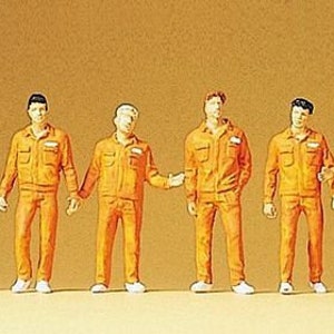 Preiser 10373 HO Scale People Working Mechanics in Coveralls Pkg6 - Etsy