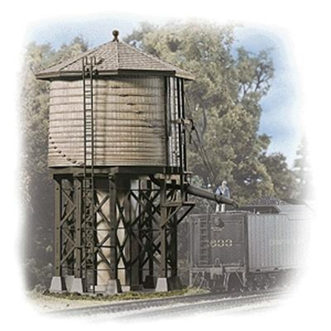 Walthers Cornerstone 933-3531 HO Scale Wood Water Tank -- Kit - Etsy