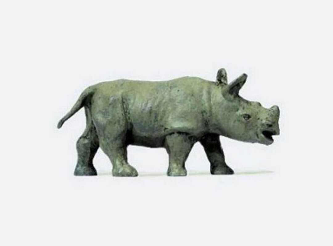 Preiser 29523 HO Scale Animal -- Baby African Rhinoceros - Etsy