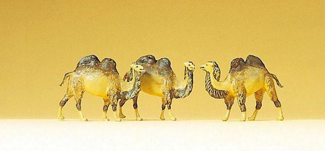 Preiser 79711 N Scale Animals -- Camels - Etsy