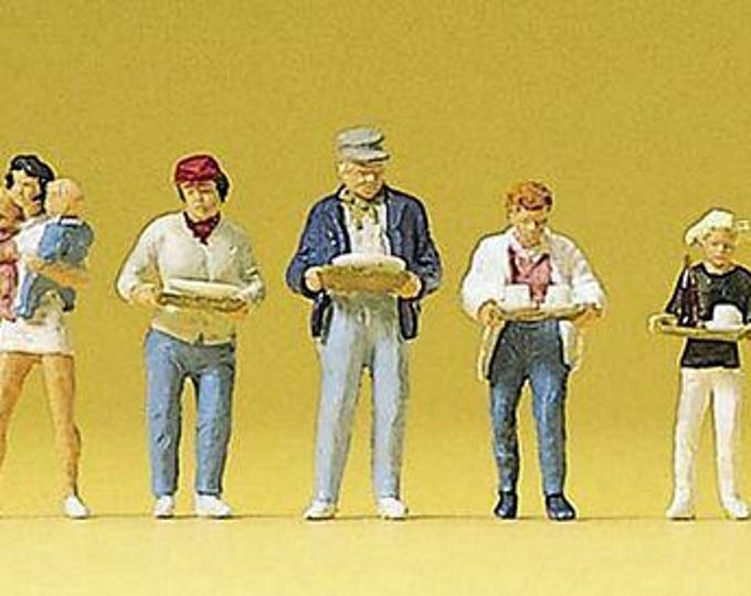 Preiser 10367 HO Scale People Working -- Guests at the Restaurant Pkg(5 ...
