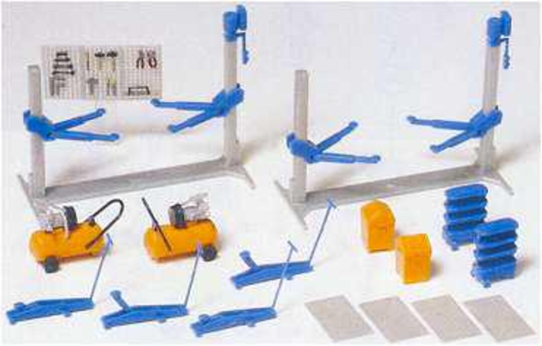 Preiser 17186 HO Tools & Equipment for Mechanics Assortment (kit) - Etsy
