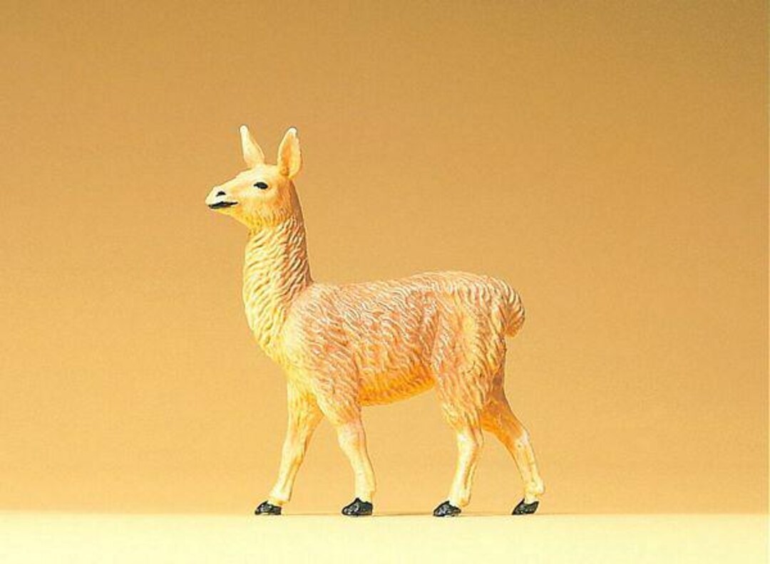 Preiser 47528 1/25 Scale Wild Animal Figures Young Llama Standing - Etsy