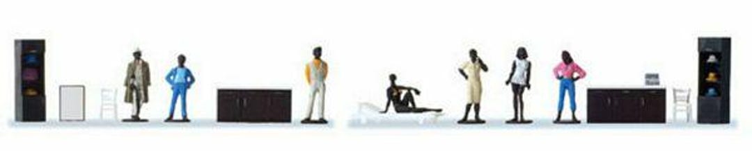 Preiser 17700 HO Scale Retail Shop Interior Fashion Boutique - Etsy