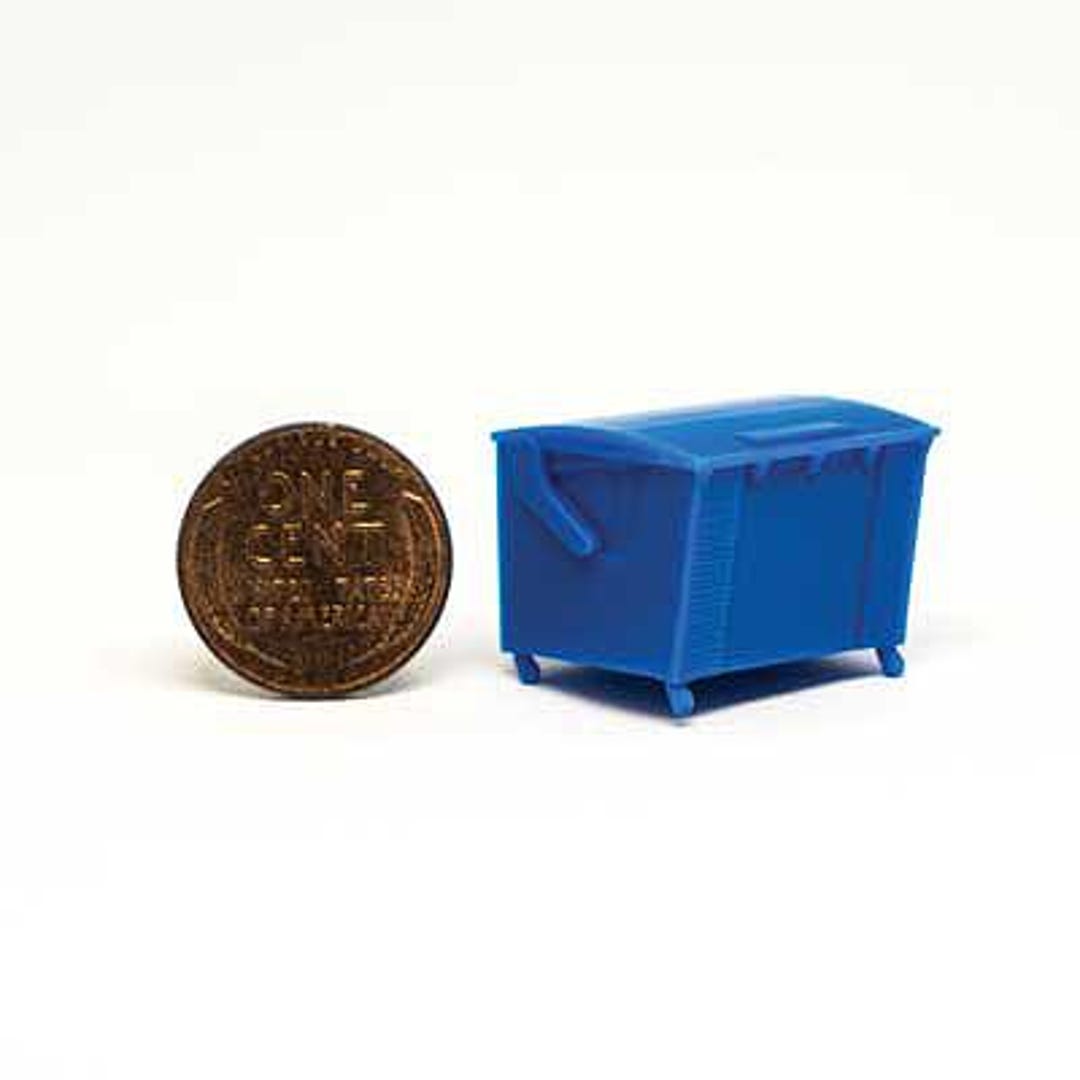 All Scale Miniatures 871649 HO Scale Dumpster - Square Rear Load ...