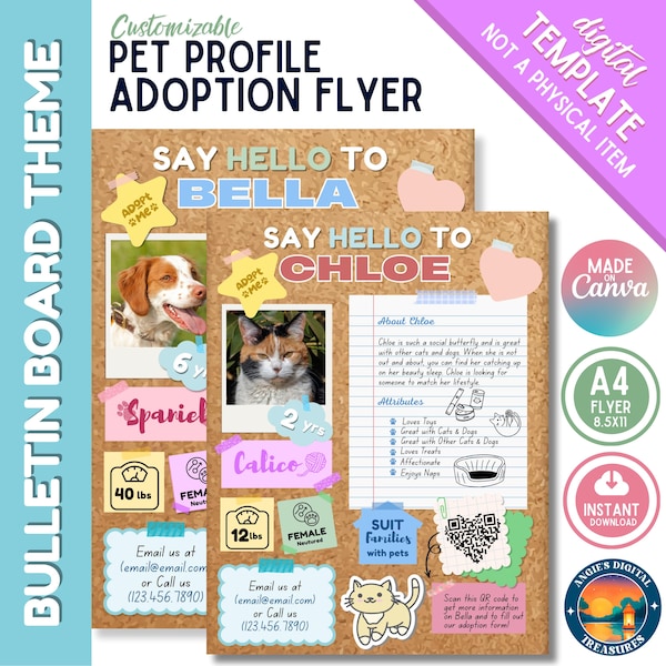 Pet Bulletin Board - Etsy