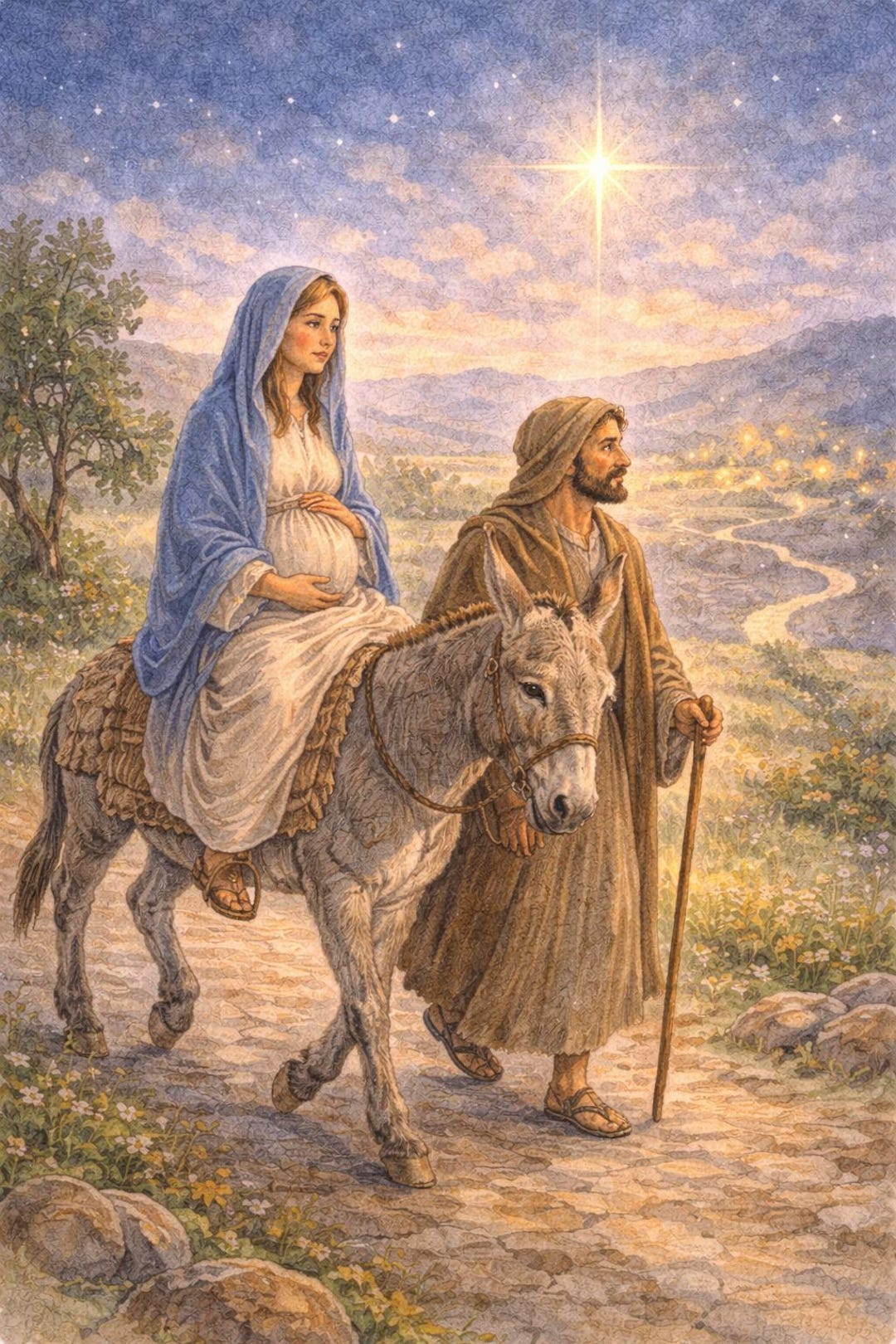 Mary Rides A Donkey to Bethlehem Readers Theater Christmas Script Home ...