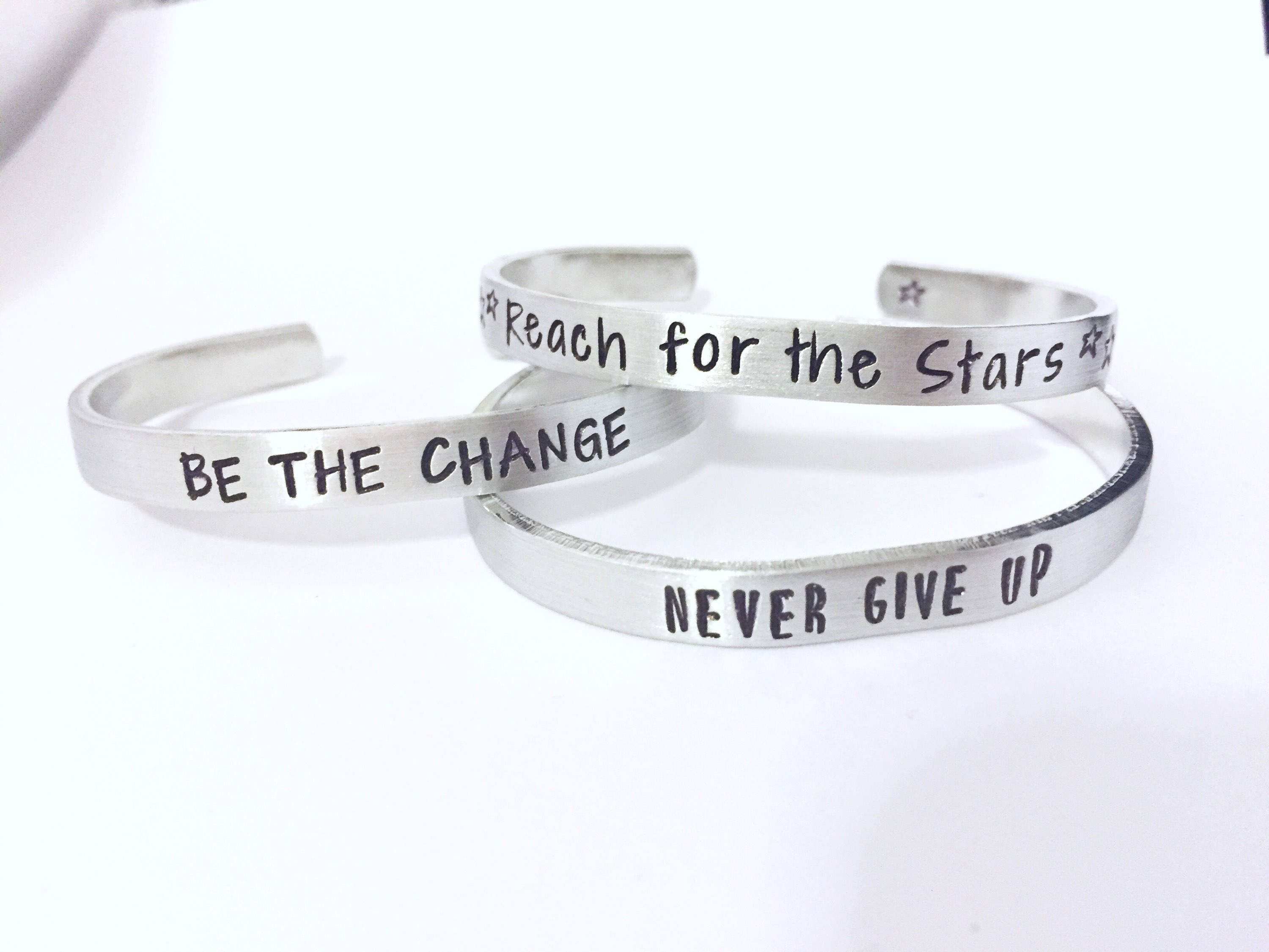 Personalized Silver Cuff, Engraved Bracelet, Personalized Bracelet ...