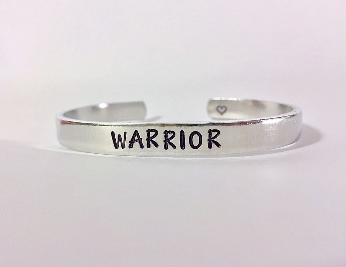 Personalized Bracelet Fighter Warrior Strong Bad Ass | Etsy
