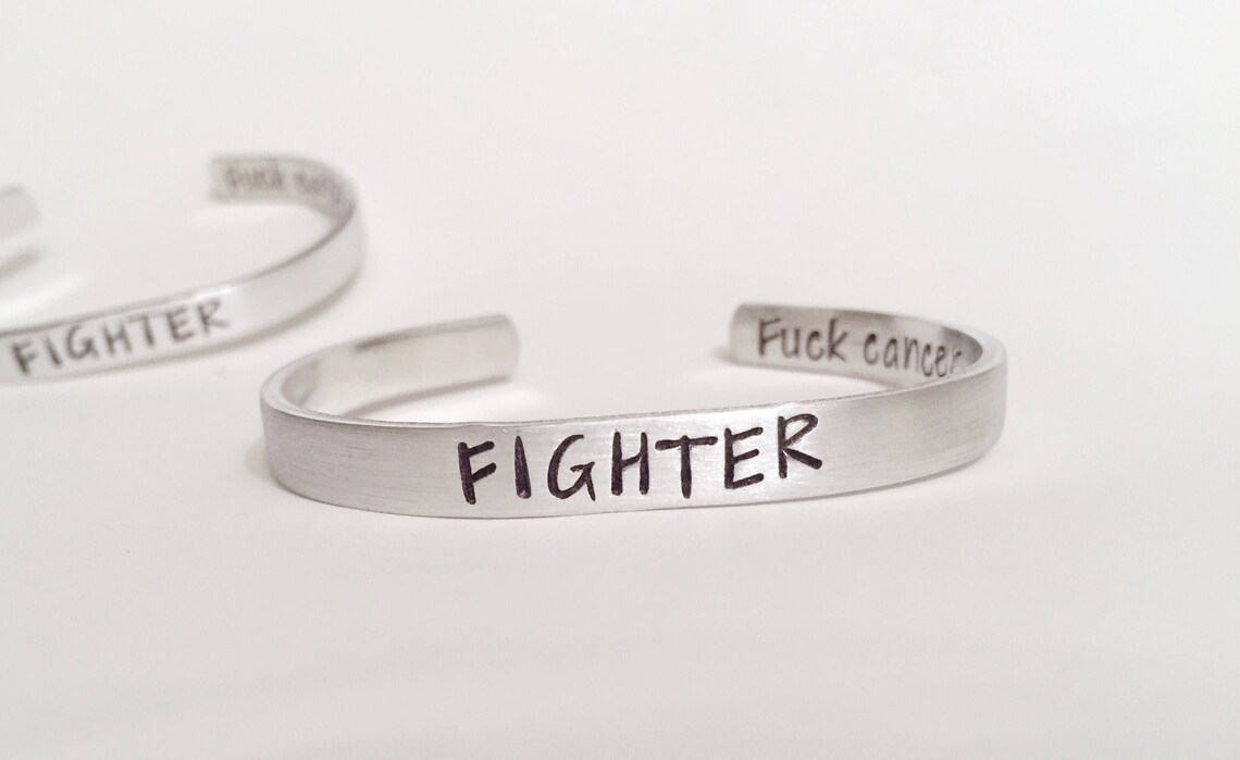 Personalized Bracelet Fighter Warrior Strong Bad Ass | Etsy