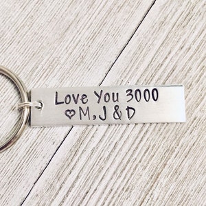 We Love You 3000, I Love You 3000, Father, Daddy, Keychain, Husband ...