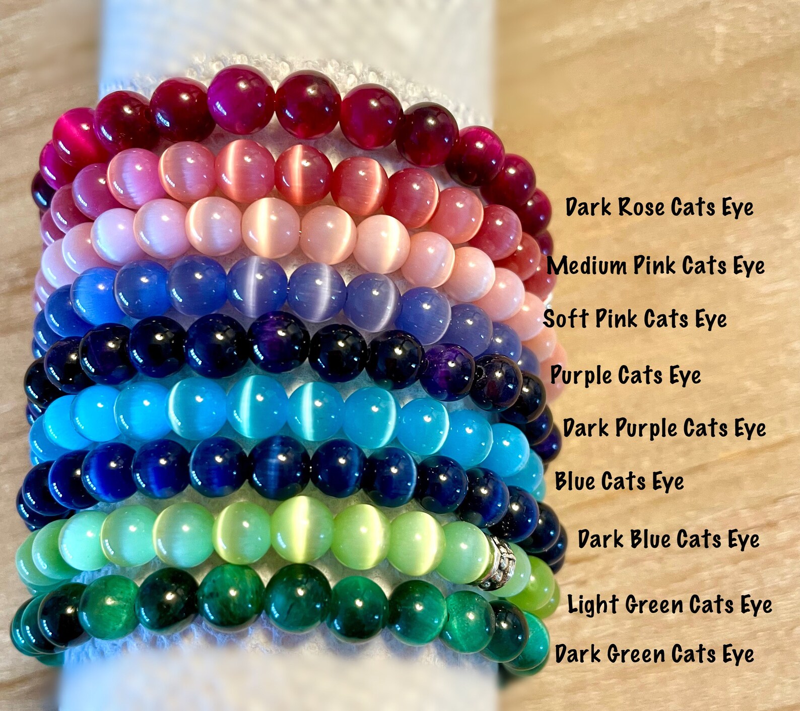 Dog Name Bracelet Gemstones Dog Mom Customized Dog | Etsy