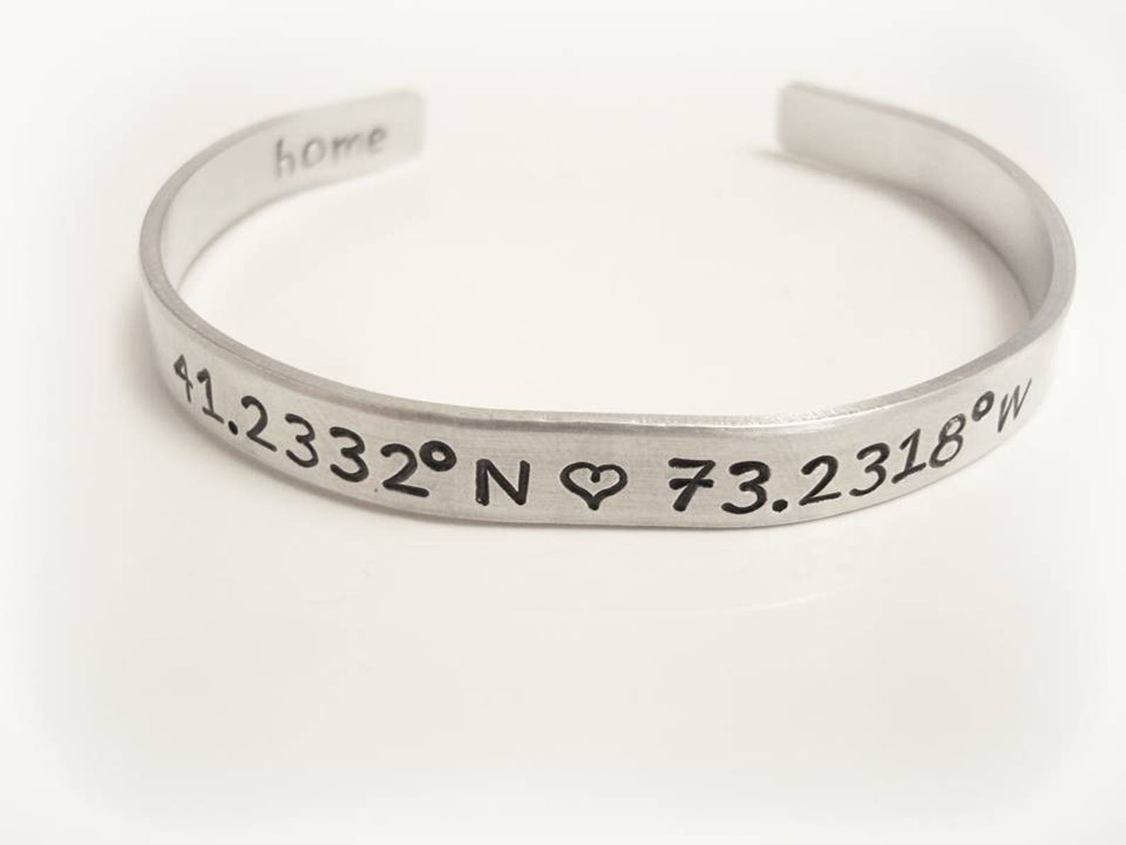 Personalized Silver Cuff, Engraved Bracelet, Personalized Bracelet ...