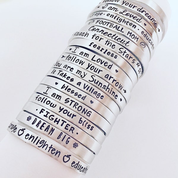 Inspirational Bangle - Etsy
