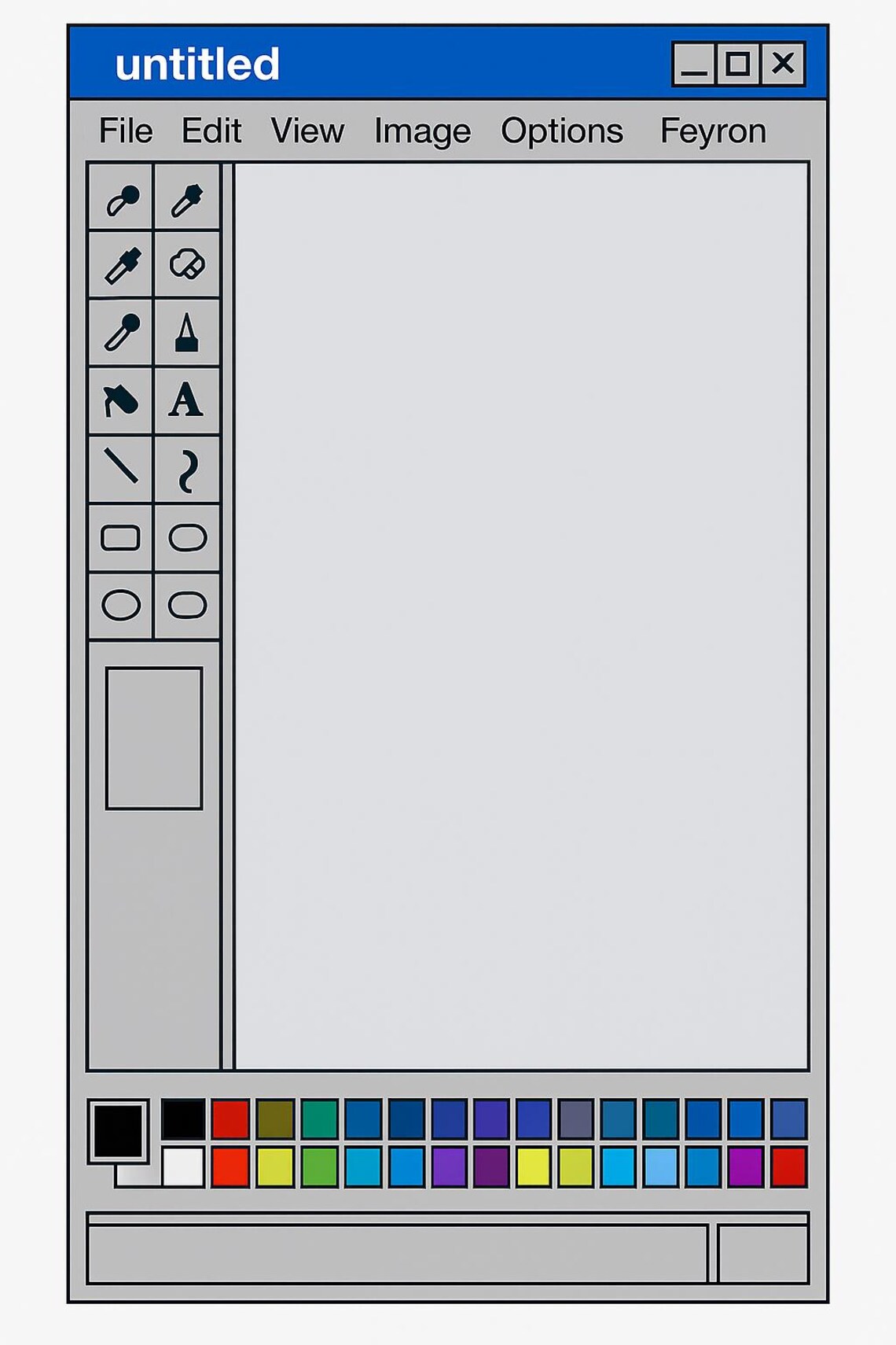 Microsoft Paint Window Sticker - Etsy