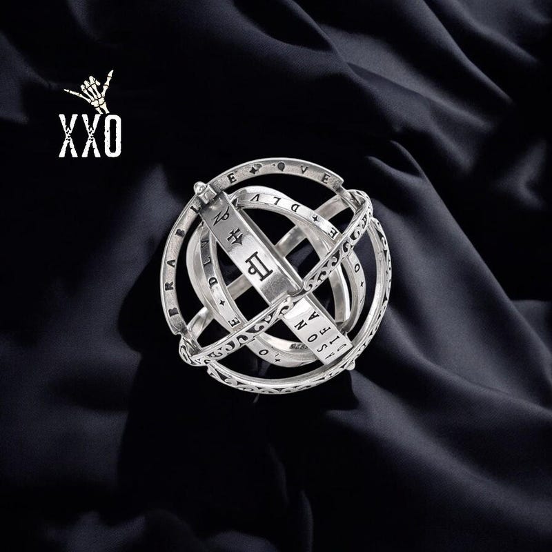 925 Sphere Ring - Etsy