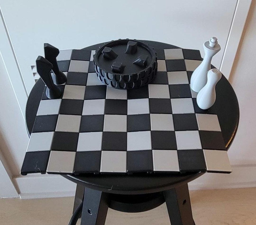 Portal Chess Set 3D Printed - Etsy