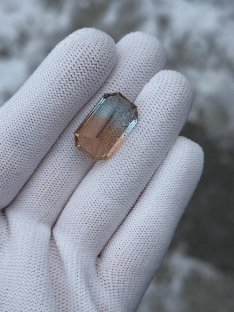 Polychrome Topaz – Rare Natural Bi-color Gem From Ukraine, Volyn Gems ...