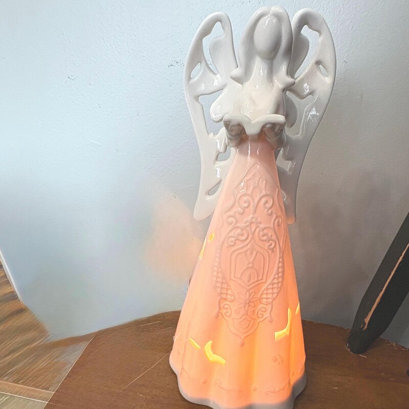 White Ceramic Angels - Etsy