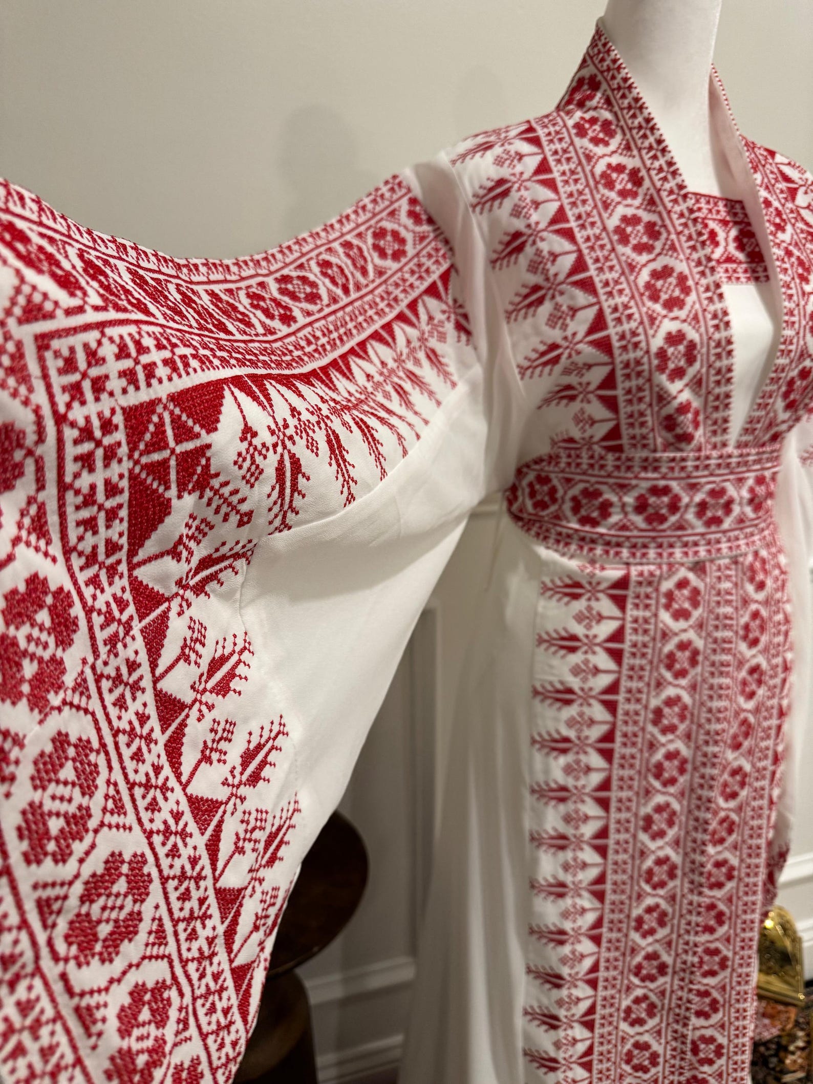 Embroidered Palestinian Style Traditional 2-piece Abaya - Etsy