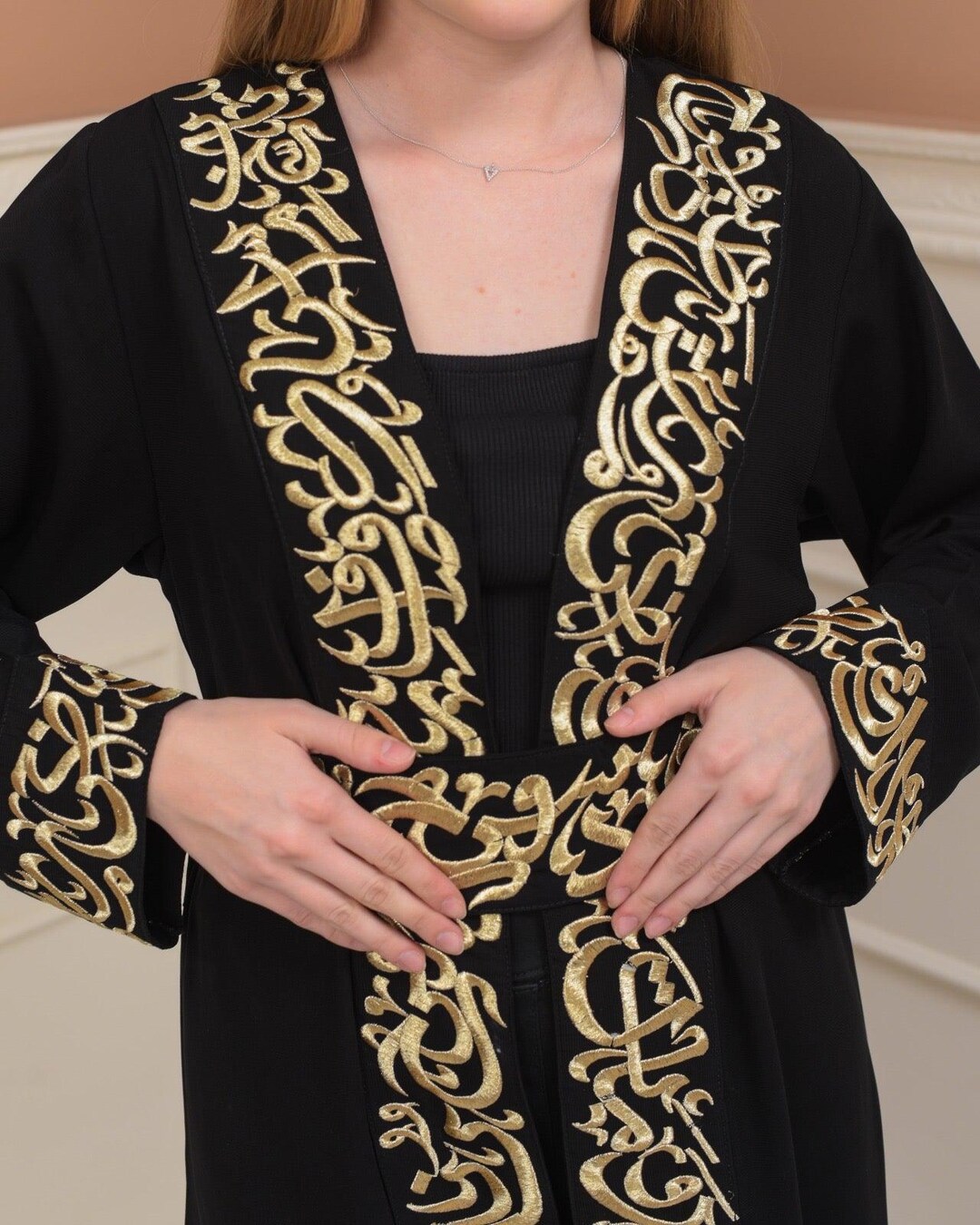 Arabic Calligraphy Abaya - Etsy