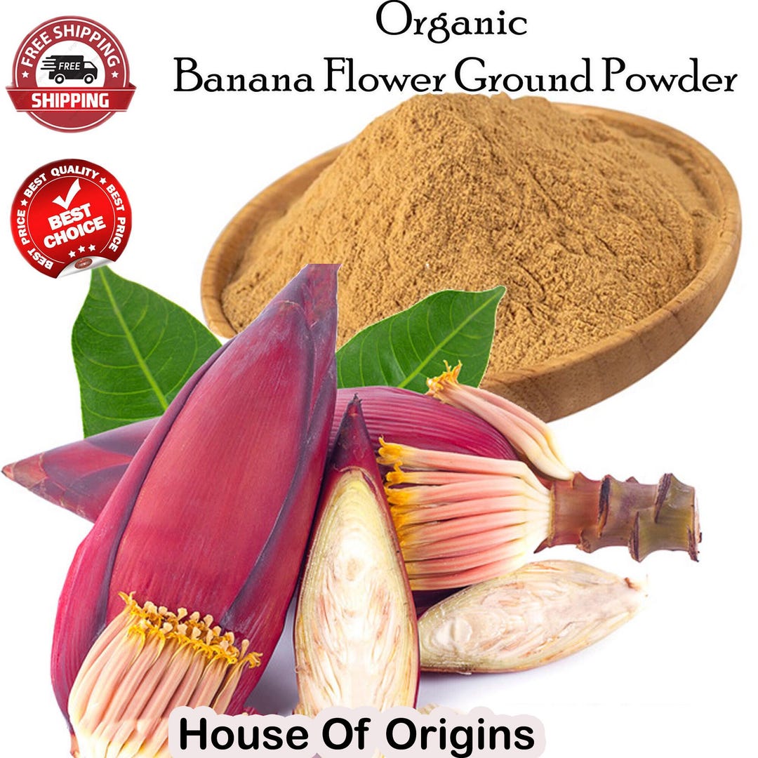 Organic Banana Blossom Powder: Pure Ayurveda Herb (750 GRAMS) - Etsy