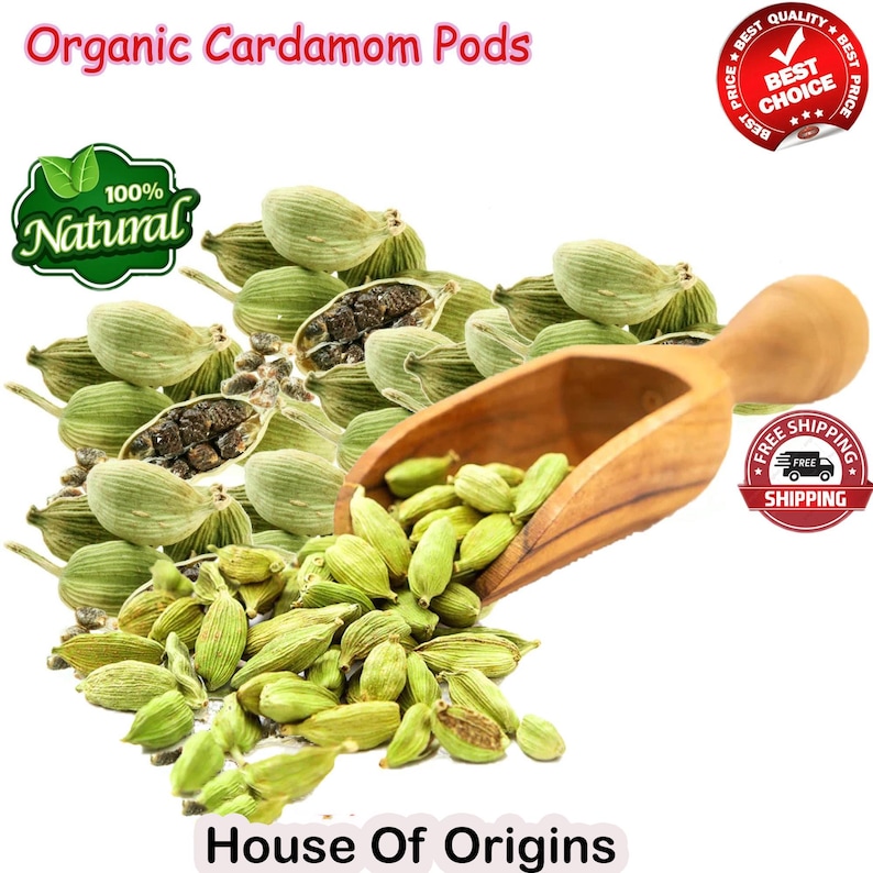 Organic Green Cardamom Pods - 5 KG Bulk, Grade A - Etsy