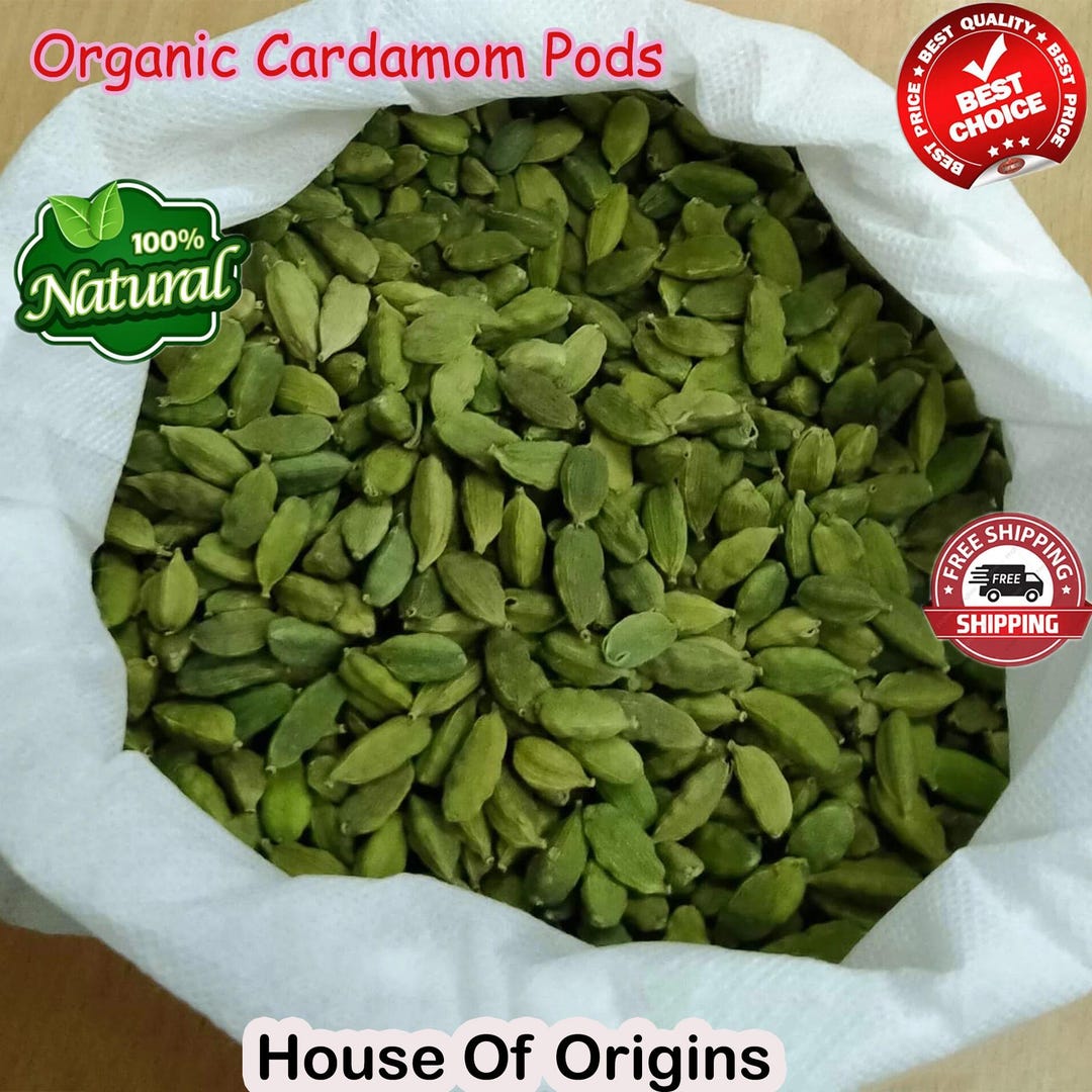 Organic Green Cardamom Pods - 5 KG Bulk, Grade A - Etsy
