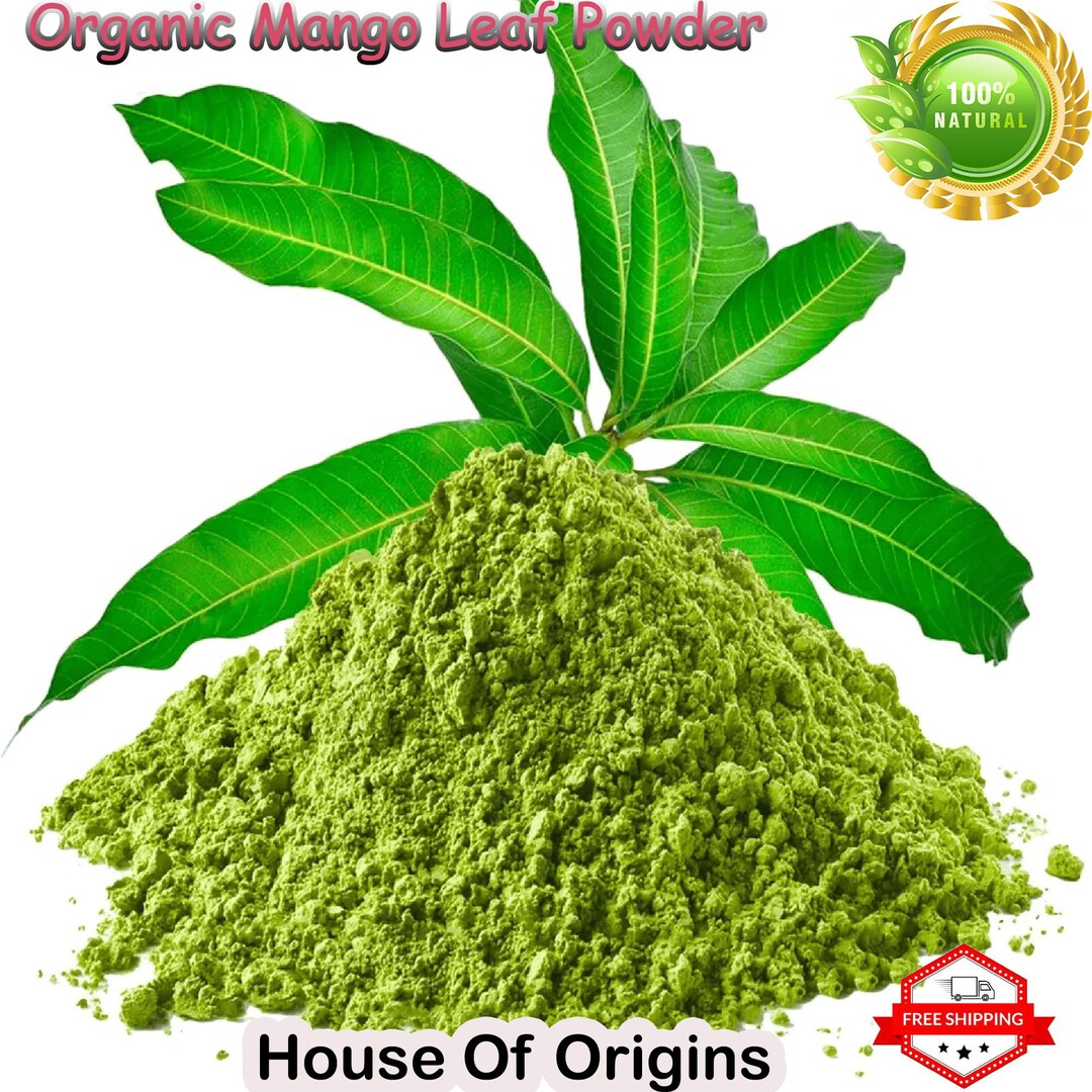 Mango Leaf Powder, 5 KG BULK Dried Mango Leaves Powder, 100% Natural ...