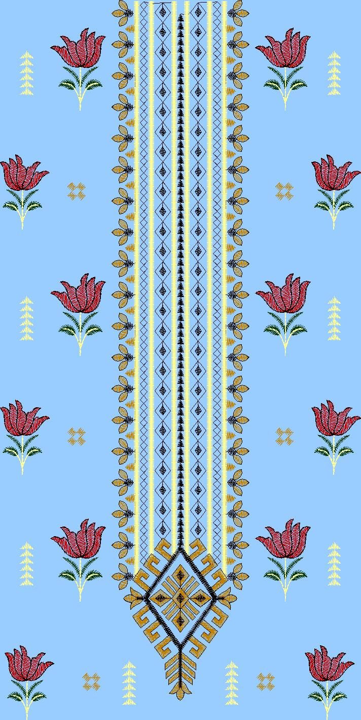 Neck Embroidery Designs - Etsy