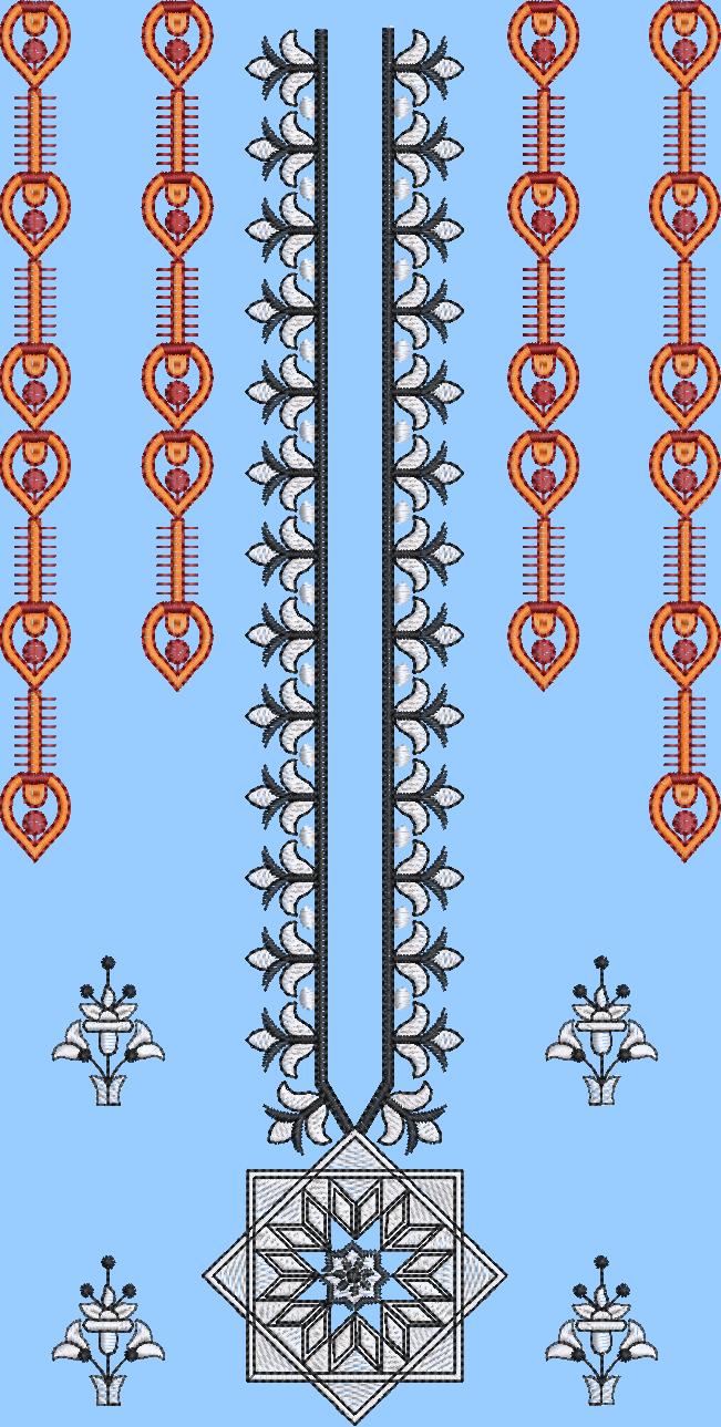 Neck Embroidery Designs - Etsy