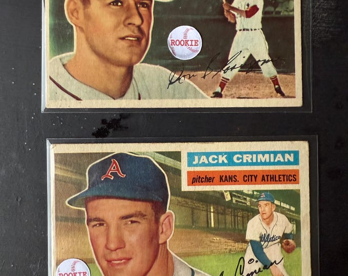 1956 Topps Don Blasingame & Jack Crimian Rookie Card - St Louis ...