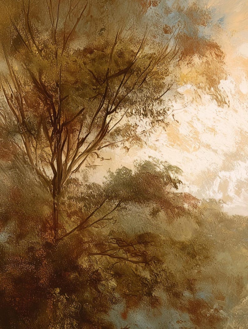 Fall English Countryside - Victorian Vintage Autumn Landscape Digital ...