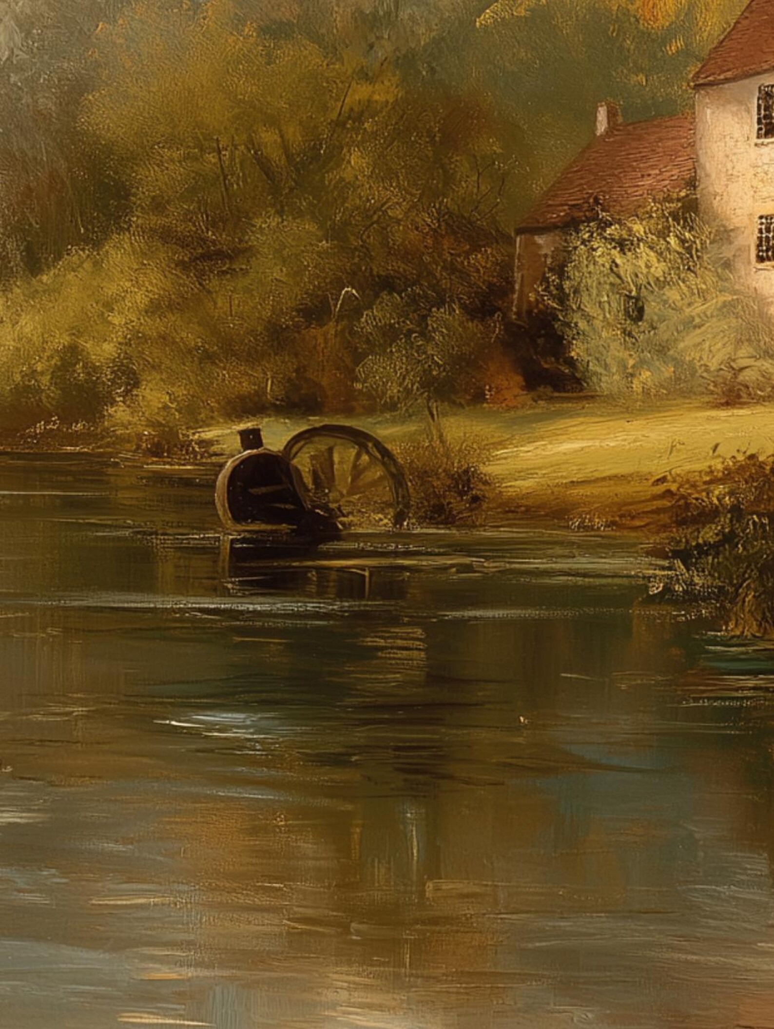 Fall English Countryside - Victorian Vintage Autumn Landscape Digital ...