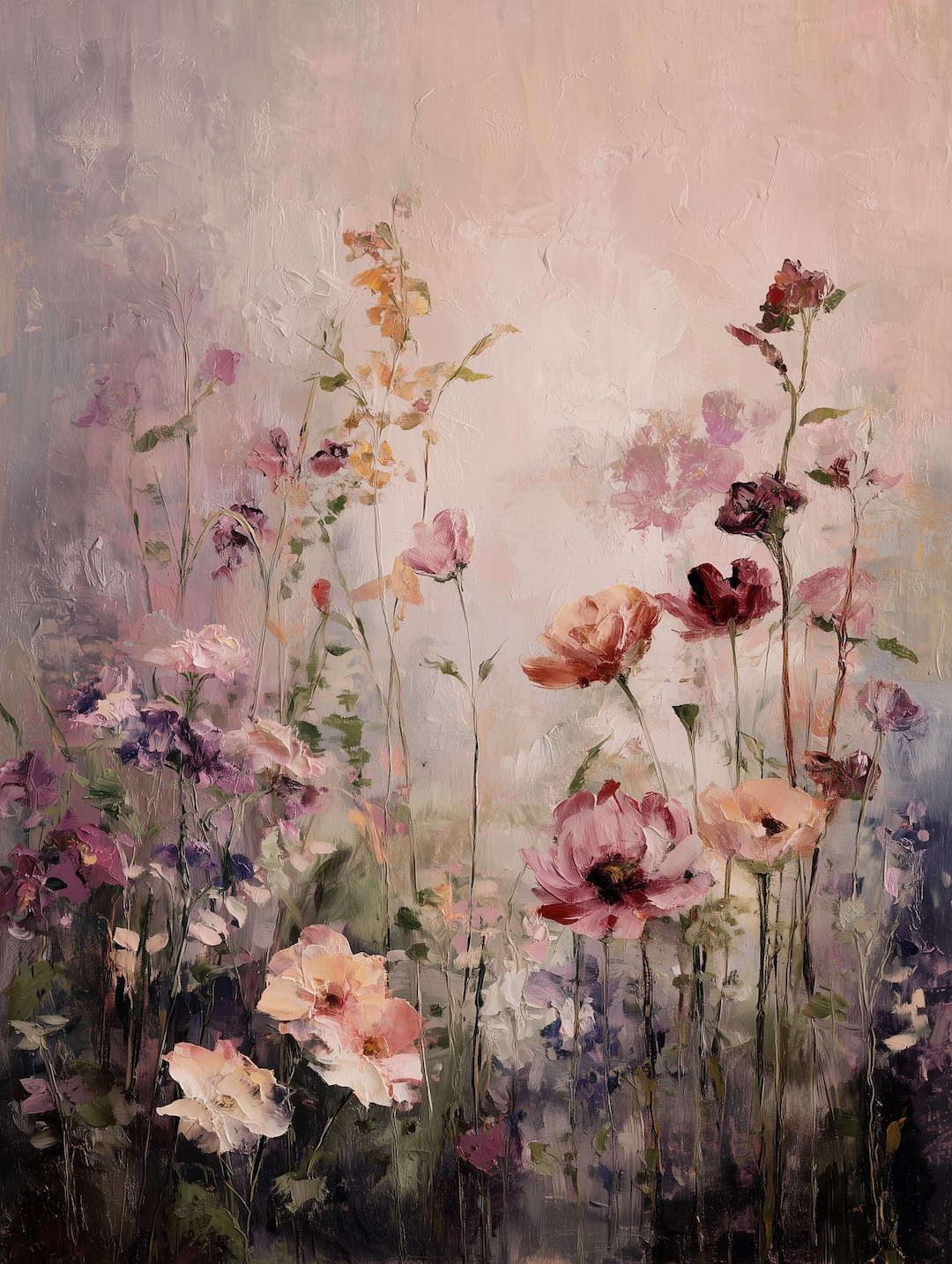 Victorian Vintage Botanical Wildflowers Art Digital Products - High ...
