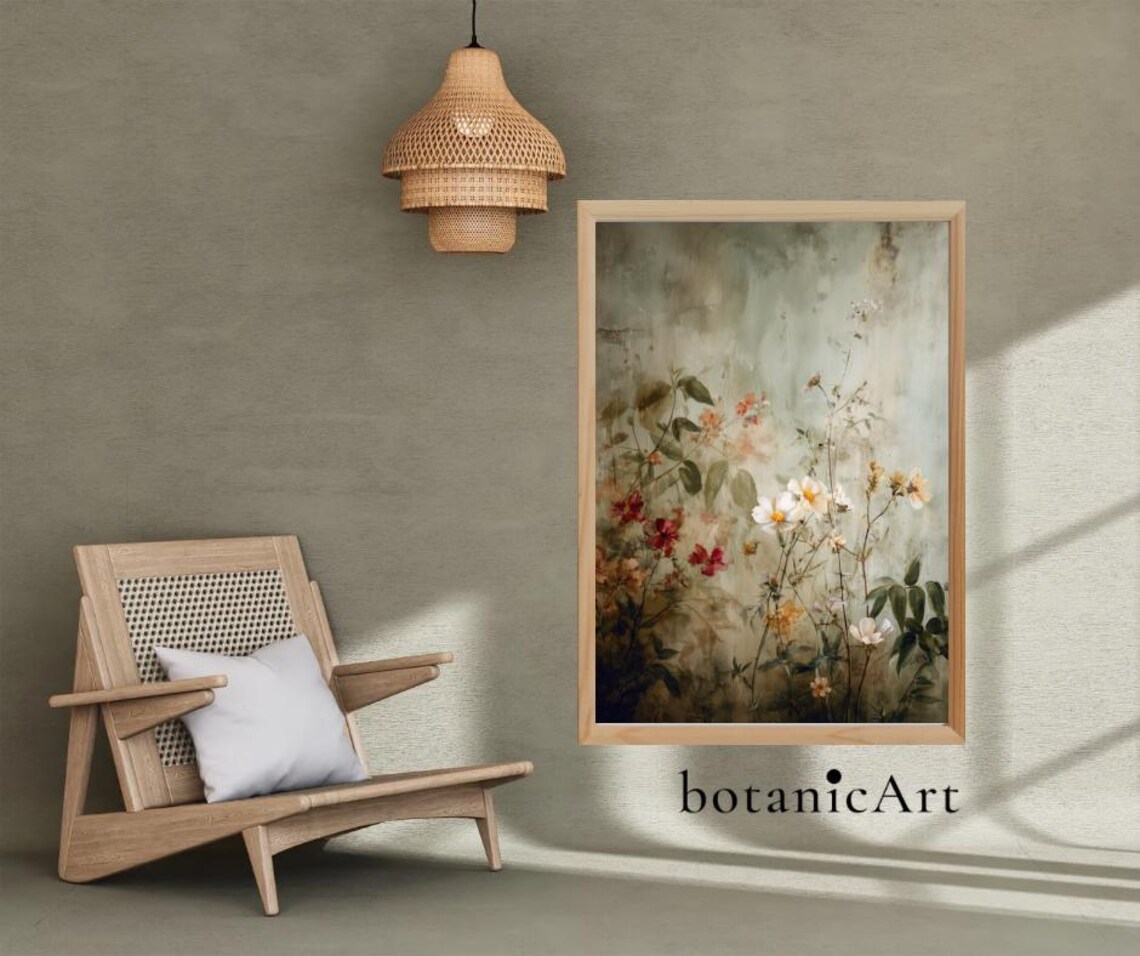 Victorian Vintage Botanical Wildflowers Art Digital Products - High ...