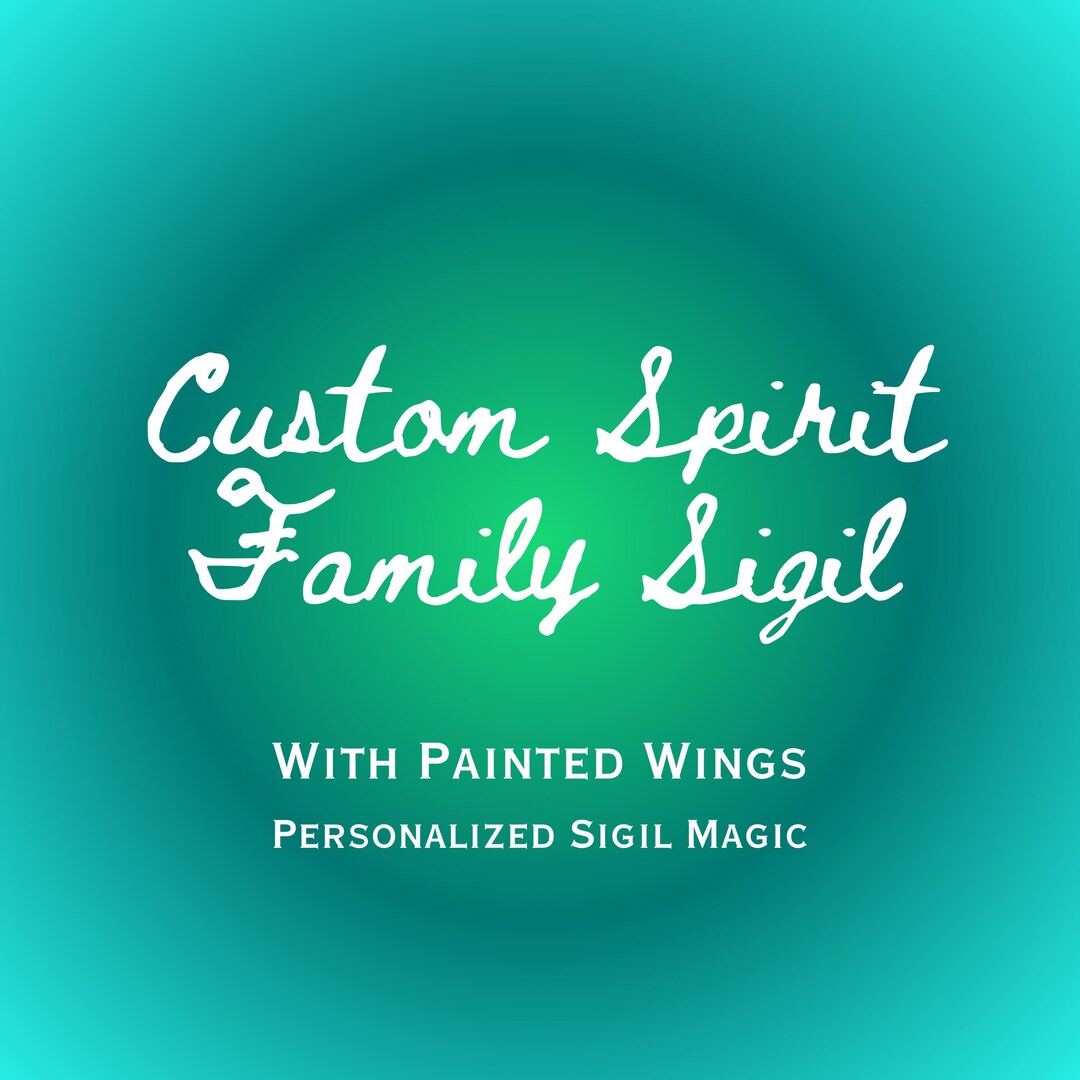 Custom Spirit Family Sigil | Personalized Sigil Magic - Etsy